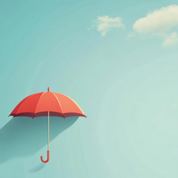 Baixe Guarda-chuva Vermelho Contra o Céu Azul Backgrounds - Creative ...