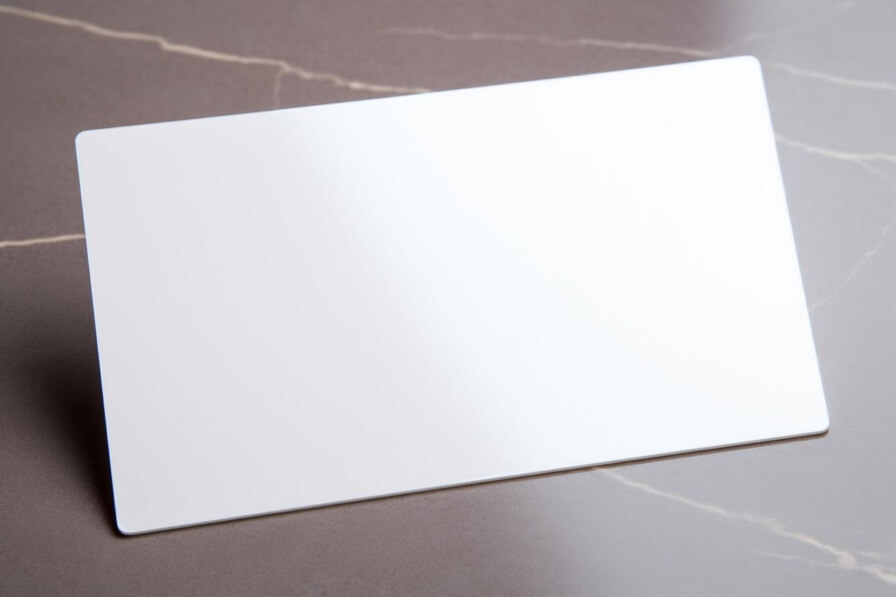 Pobierz narzędzie Pusta prostokątna karta na szarej powierzchni Mockups ...