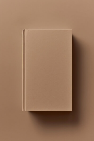 Descarga Libro Beige Minimalista sobre Superficie Lisa Mockups En Línea ...