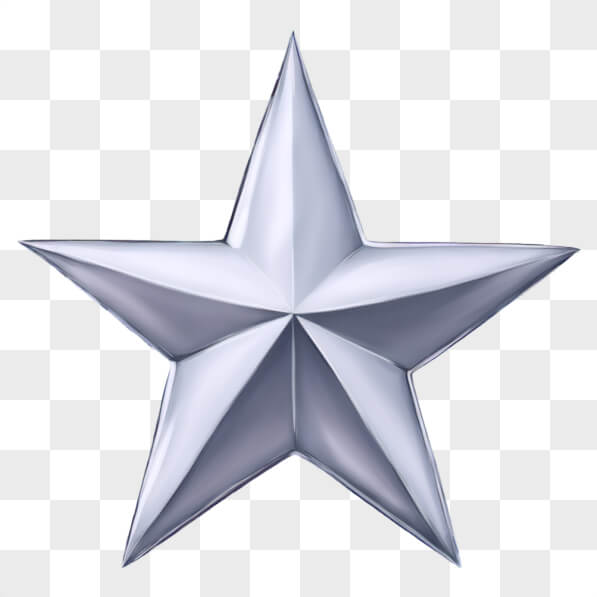 Download Three-Dimensional Silver Star Cartoons Online - Creative Fabrica
