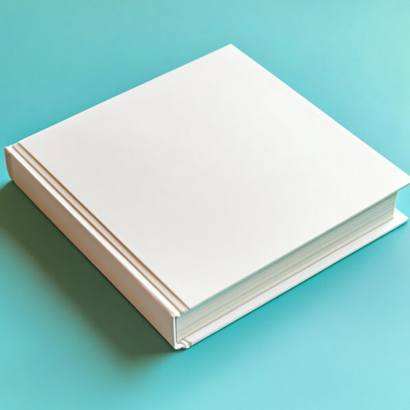 Download Plain White Book on Turquoise Background Mockups Online ...