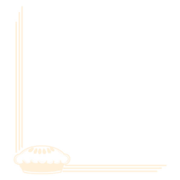 Download Decorative Corner Border with Pie Illustration Borders ...