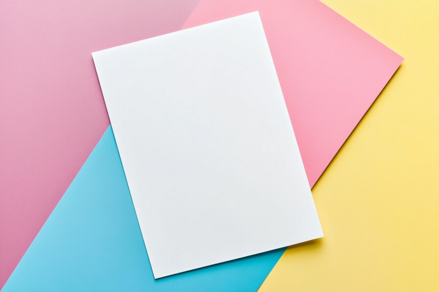 Download Colorful Pastel Paper Arrangement with Blank Sheet Mockups ...
