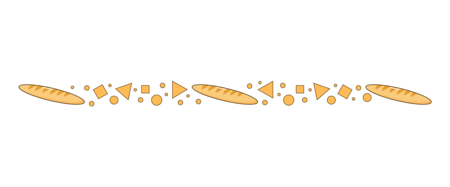 Download Stylized Baguette Decorative Border Borders & Corners Online ...
