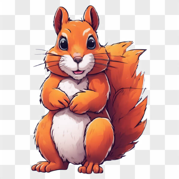 Download Colorful Cartoon Squirrel Cartoons Online - Creative Fabrica