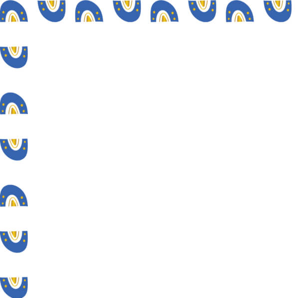 Download Abstract Blue and Yellow Pattern Borders & Corners Online ...