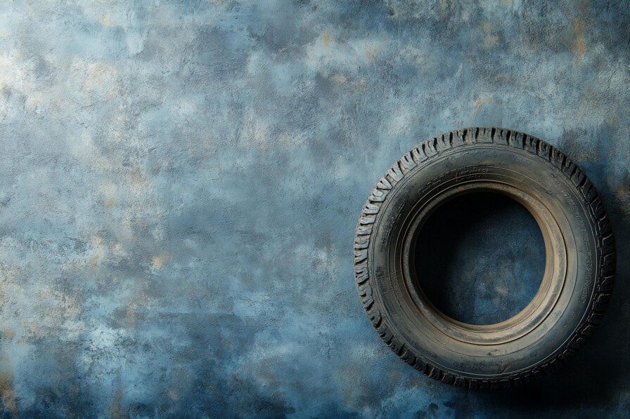 Download Tire against a textured blue wall Backgrounds Online ...