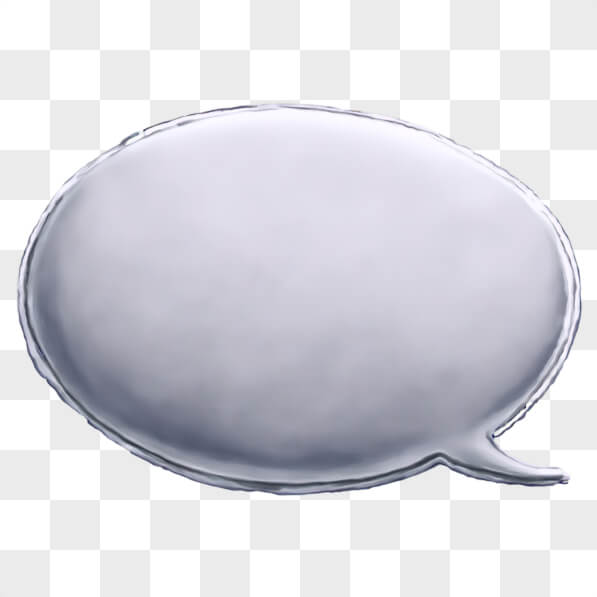 Baixe Balão de Fala Metálico Cartoons - Creative Fabrica