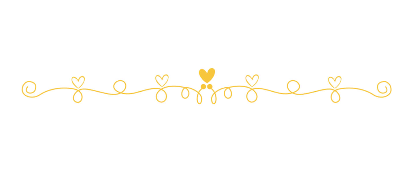 Download Decorative Yellow Heart Border Design Borders & Corners Online ...
