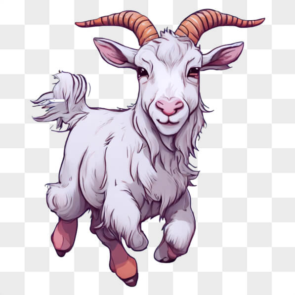 Download Playful Cartoon Goat Cartoons Online - Creative Fabrica