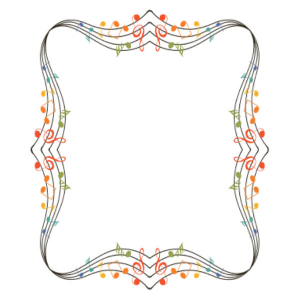 Download Colorful Decorative Frame with Musical Notes Frames Online ...
