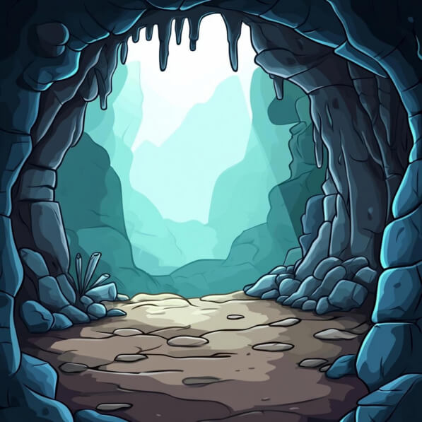 Download Cave Entrance with Mystical Light Backgrounds Online ...