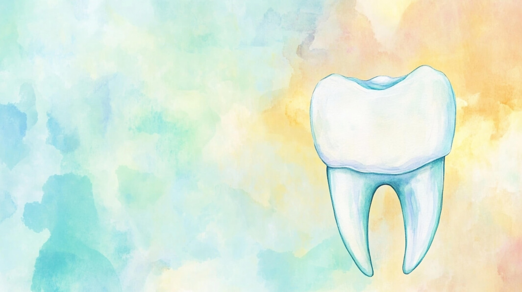 Download Illustration of a tooth on a watercolor background Backgrounds ...