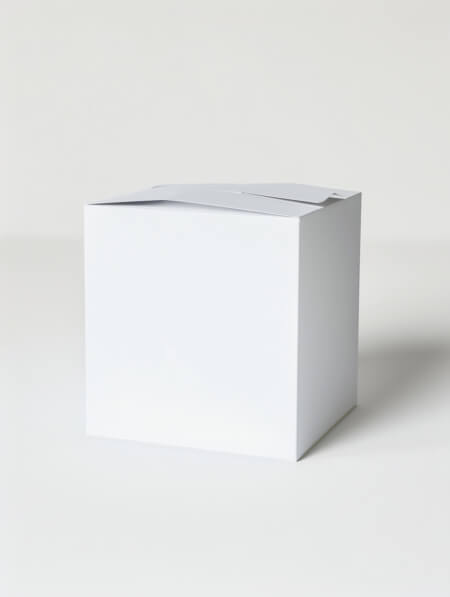 Download Plain White Box with Open Flap Mockups Online - Creative Fabrica