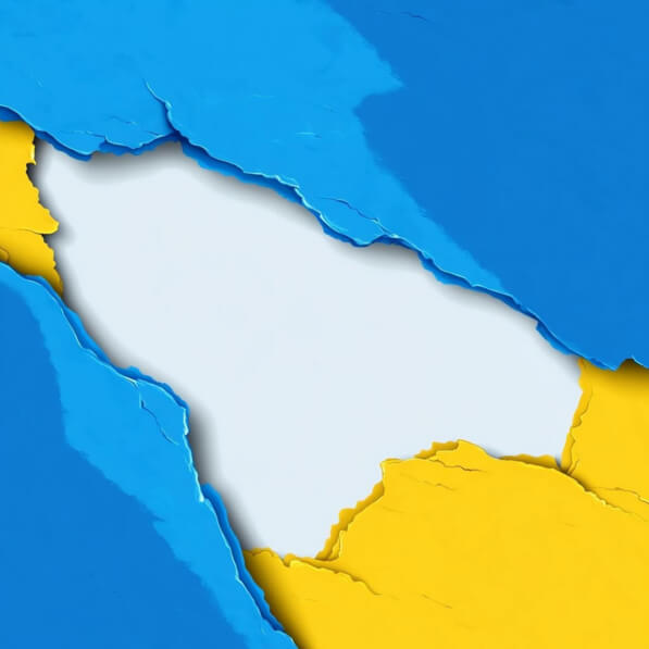 Descarga Mapa de papel rasgado en azul y amarillo Fondos En Línea ...