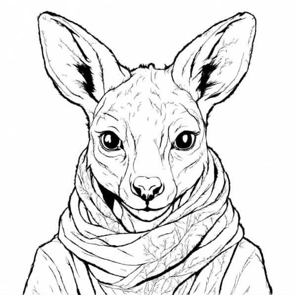 Download Anthropomorphic Animal Illustration Coloring pages Online ...