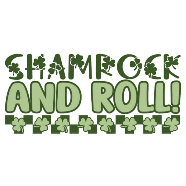Download Shamrock and Roll St. Patrick's Day Design Quotes Online ...