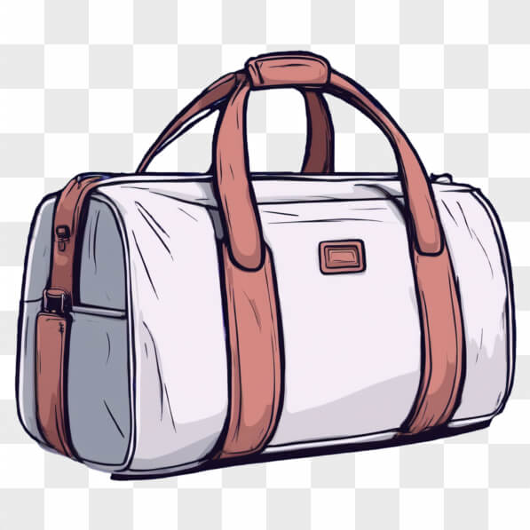 Download Stylish Duffel Bag Cartoons Online - Creative Fabrica