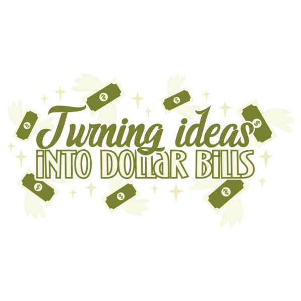 Baixe Transformando Ideias em Notas de Dólar Citações - Creative Fabrica