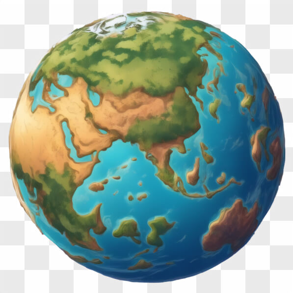 Download Stylized Earth Illustration Cartoons Online - Creative Fabrica
