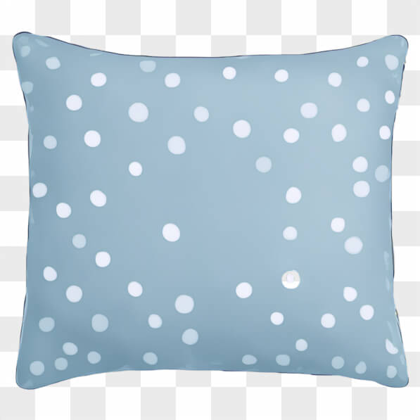 Download Decorative Blue Polka Dot Pillow Cartoons Online - Creative ...