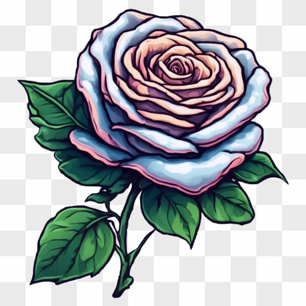 Descarga Rosa Ilustrada en Colores Pastel Cartoons En Línea - Creative ...