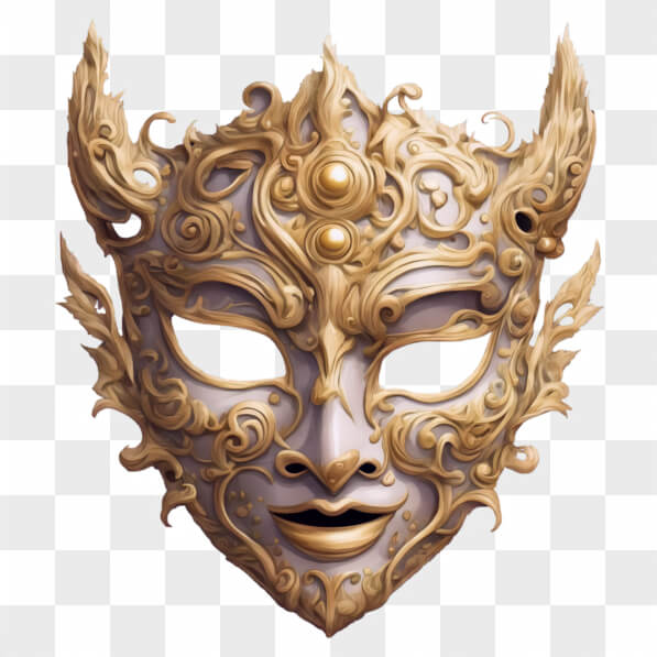 Download Intricate Golden Mask Cartoons Online - Creative Fabrica
