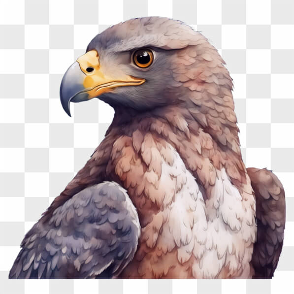 Download Majestic Hawk Illustration Cartoons Online - Creative Fabrica