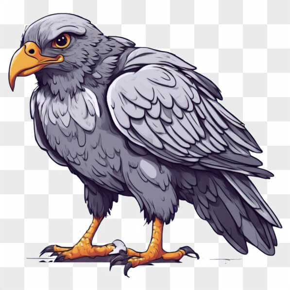 Download Stylized Hawk Illustration Cartoons Online - Creative Fabrica