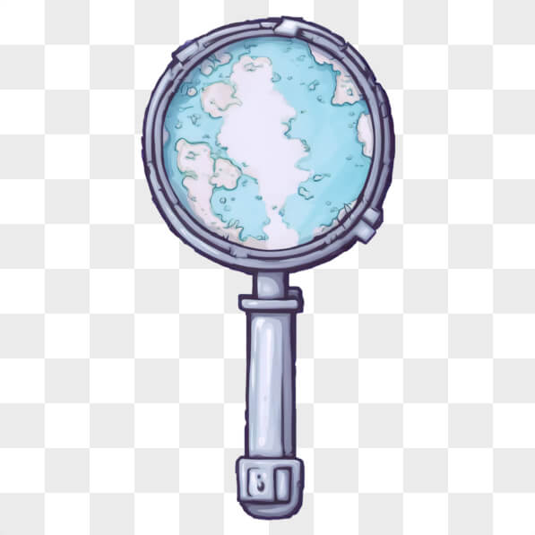 Descarga Lupa con globo Cartoons En Línea - Creative Fabrica