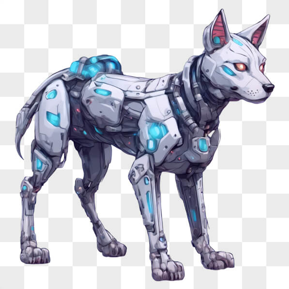 Download Futuristic Robotic Dog Cartoons Online - Creative Fabrica