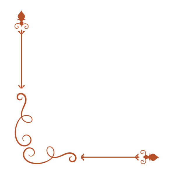 Download Ornate Decorative Border in Rust Color Borders & Corners ...