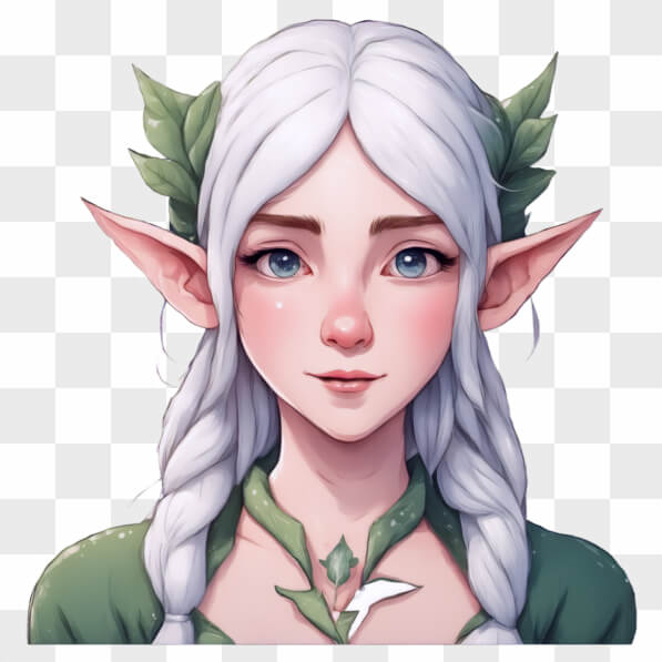 Descarga Retrato de Fantasía de una Elfa Femenina Cartoons En Línea ...