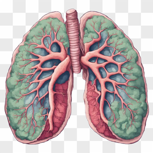 Download Illustratie van de menselijke longen Cartoons online op ...