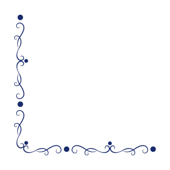 Download Decorative Corner Design in Navy Borders & Corners Online ...