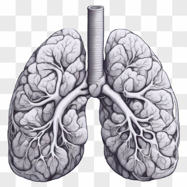 Download Anatomical Illustration of Human Lungs Cartoons Online ...