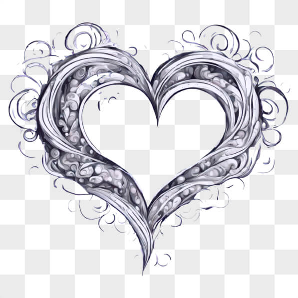 Download Intricate Artistic Heart Design Cartoons Online - Creative Fabrica