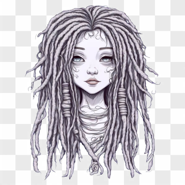 Download Illustrated Character with Dreadlocks Cartoons Online ...