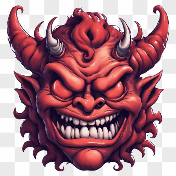 Download Stylized Demon Face Illustration Cartoons Online - Creative ...