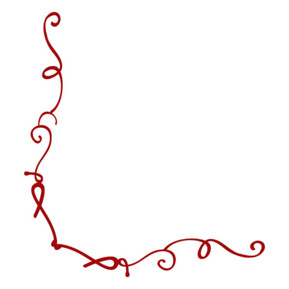 Download Decorative Red Swirl Design on White Background Borders ...