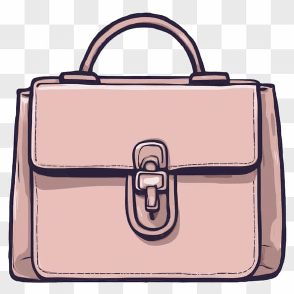 Descarga Bolso rosa elegante Cartoons En Línea - Creative Fabrica