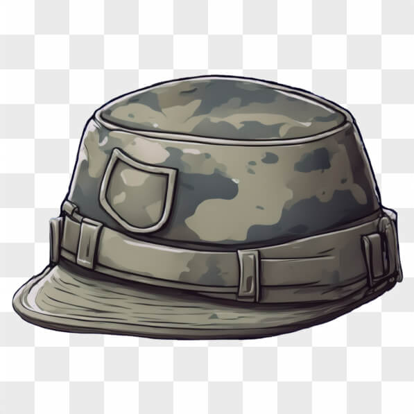 Download Camouflaged Military Hat Cartoons Online - Creative Fabrica