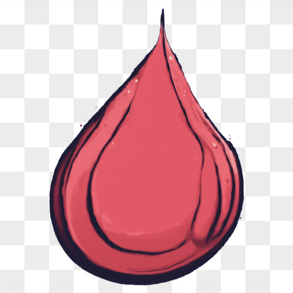 Download Stylized Pink Liquid Drop Cartoons Online - Creative Fabrica