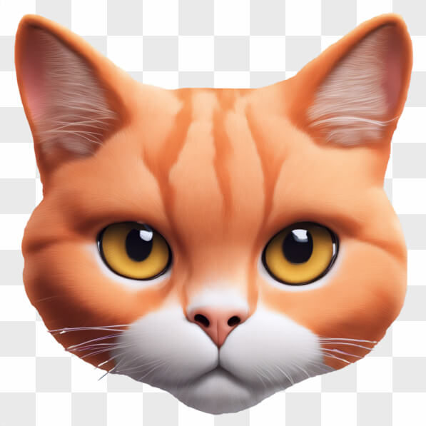 Download Cute Animated Cat Face Cartoons Online - Creative Fabrica