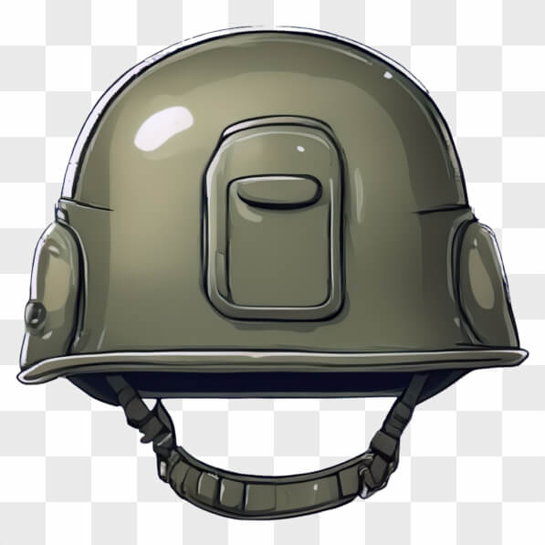 Download Military Helmet in Green Color Cartoons Online - Creative Fabrica
