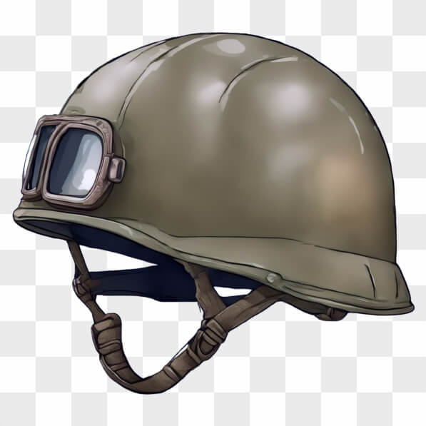 Download Military Helmet with Goggles Cartoons Online - Creative Fabrica