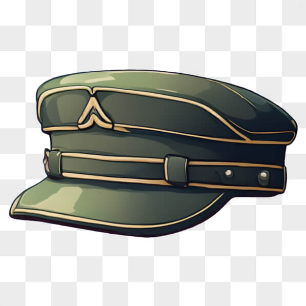 Download Stylized Green Military Cap Cartoons Online - Creative Fabrica