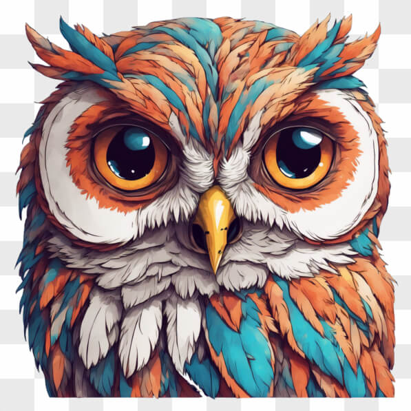 Descarga Búho Ilustrado Colorido Cartoons En Línea - Creative Fabrica