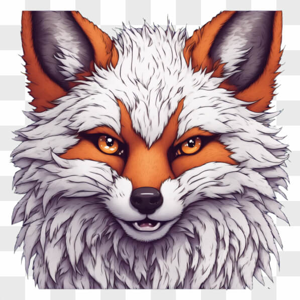 Download Stylized Fox Illustration Cartoons Online - Creative Fabrica