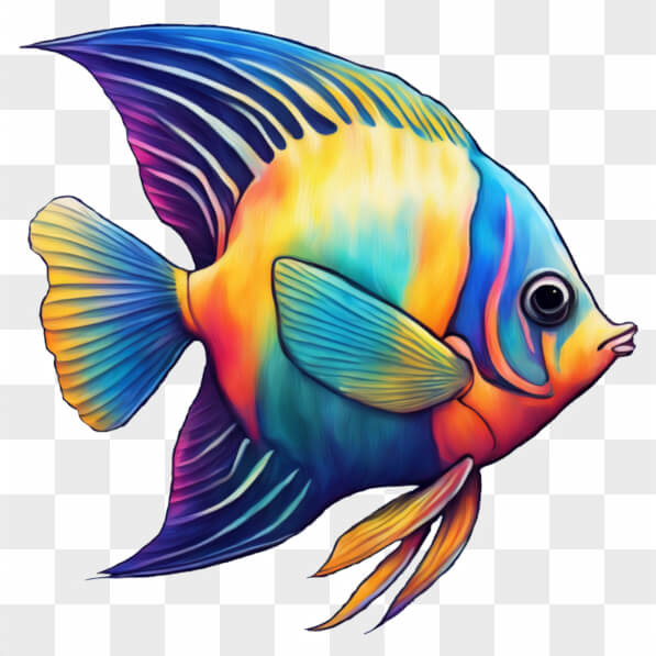Download Vibrant Colorful Fish Cartoons Online - Creative Fabrica